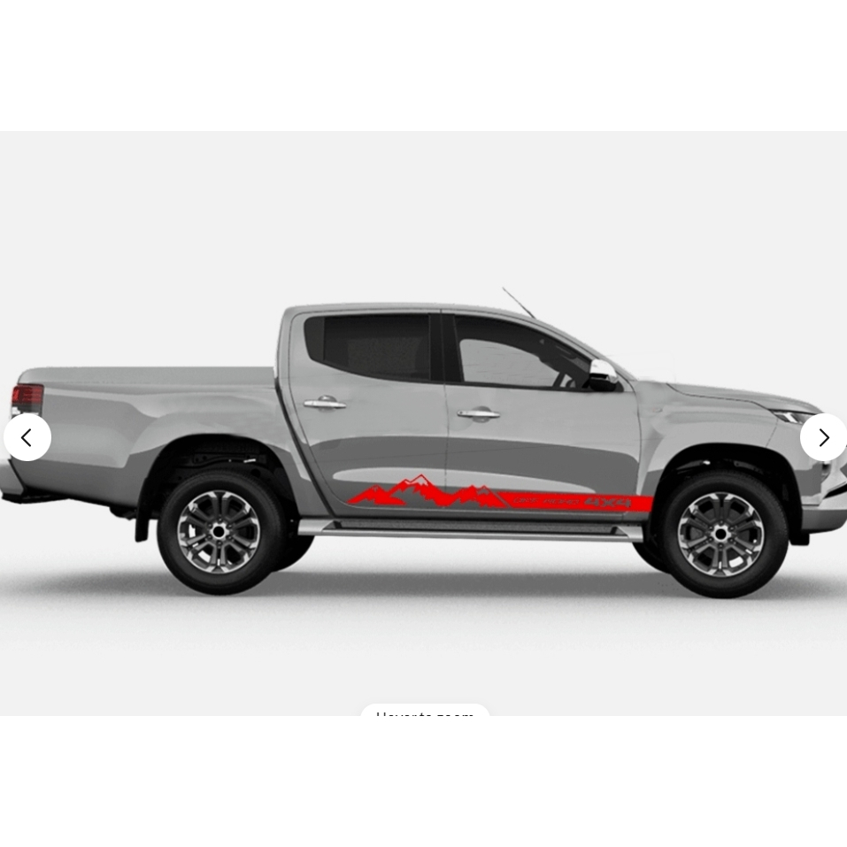 For Toyota Fortuner Side Door Car Sticker Vinyl 4x4 Off Road Stripe ...