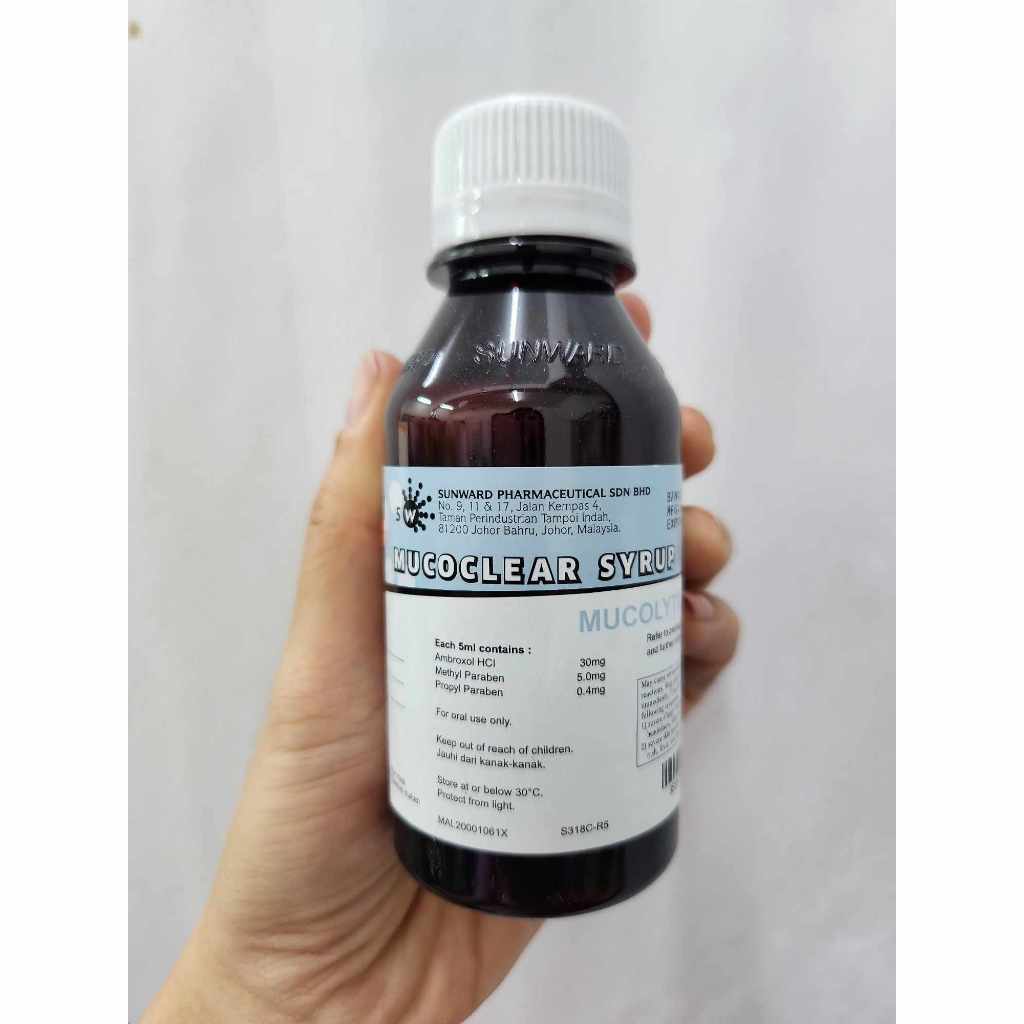 Sunward Mucoclear Syrup 120ml | Shopee Malaysia