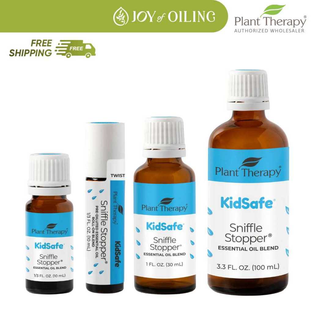 PLANT THERAPY Sniffle Stopper KidSafe Essential Oil (10ml/30ml/Pre ...