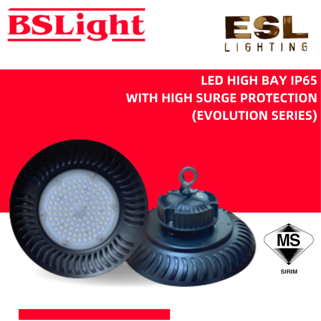 ESL LIGHTING BSLIGHT EVOLUTION SERIES LED HIGH BAY with HIGH SURGE ...