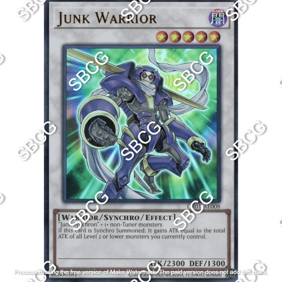 Asian-English Creation Pack 01 "Junk Warrior" ( CR01-AES02 / CR01-AE008 ...
