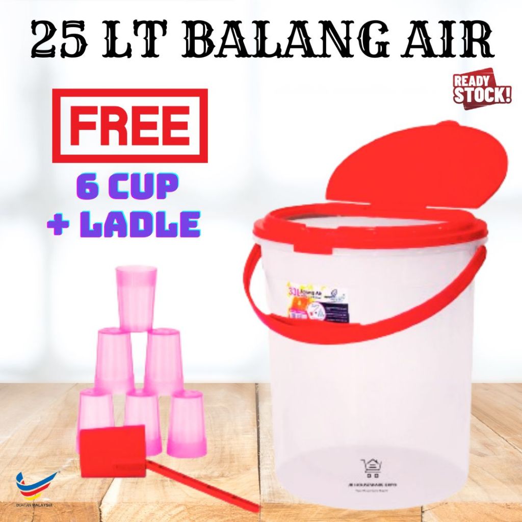 Balang Air 25LT Tebal Besar Food Grade Drinks Water Dispenser Tong ...