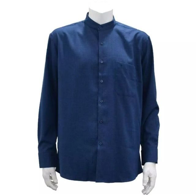 Baju Raihan Lengan Panjang, Long Sleeve Mandarin Collar Shirt formal ...