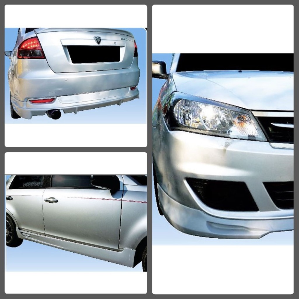 Proton Saga 2nd Generation FL Promote Body Kit PU Ready Stock | Shopee ...