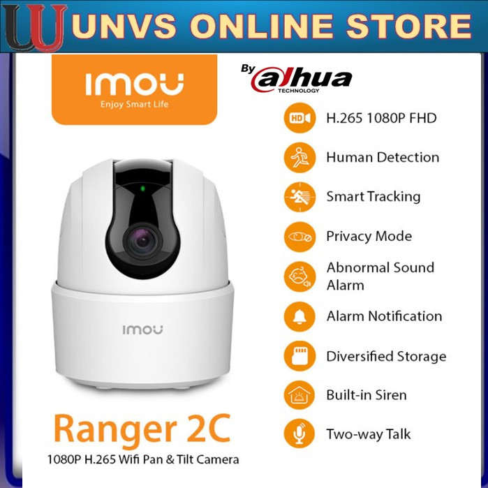 DAHUA IMOU Ranger 2 1080P 2MP /3MP 2K Smart Motion Tracking Human/Sound ...