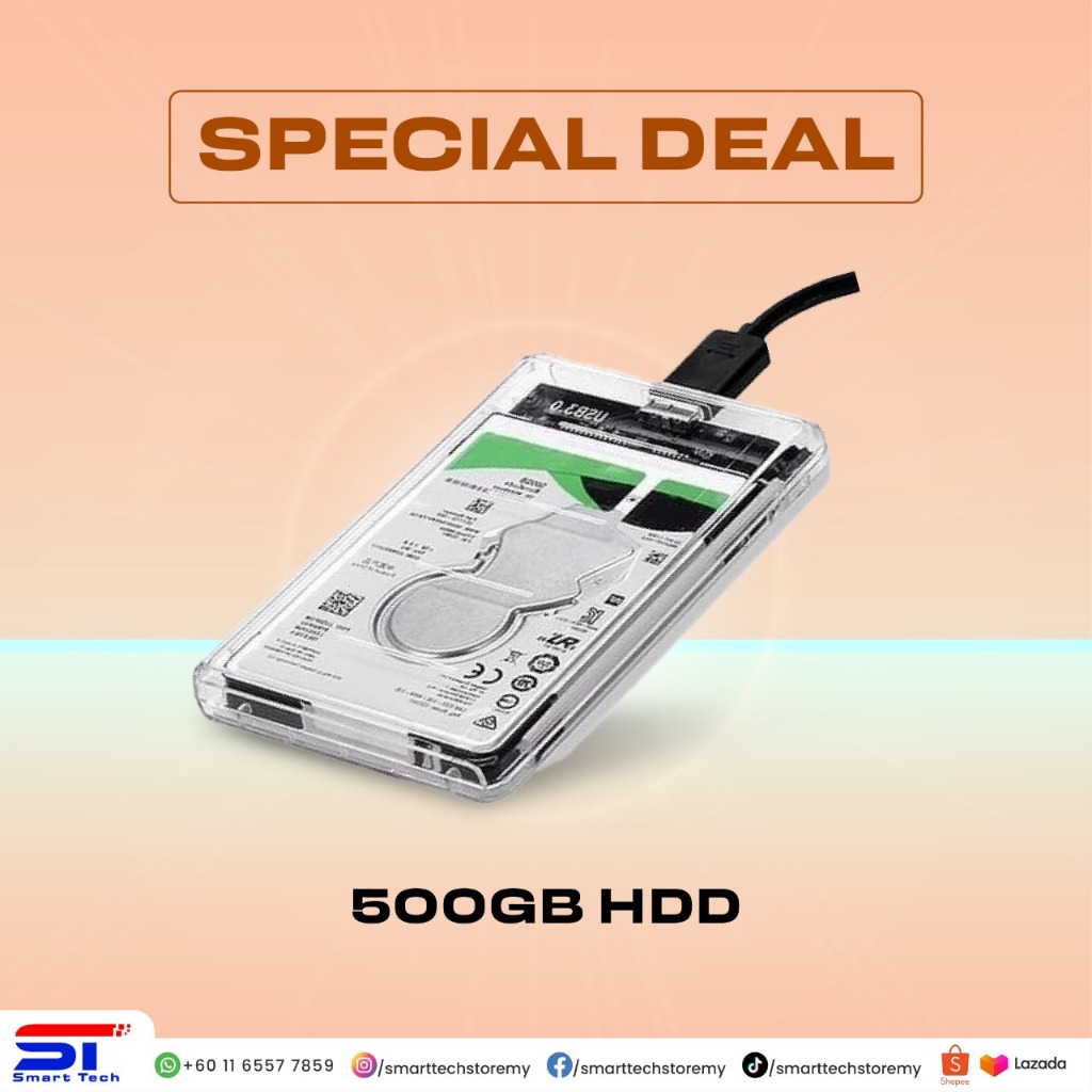 [ Used Stock 2.5" HDD ] Laptop SATA Hard Disk Drive 250GB / 512GB ...