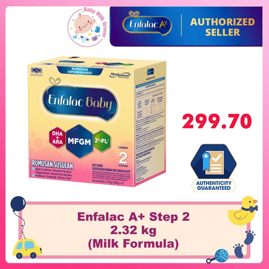 Enfalac Baby Step 2 - 2.32kg (Milk Formula) New Packing | Shopee Malaysia
