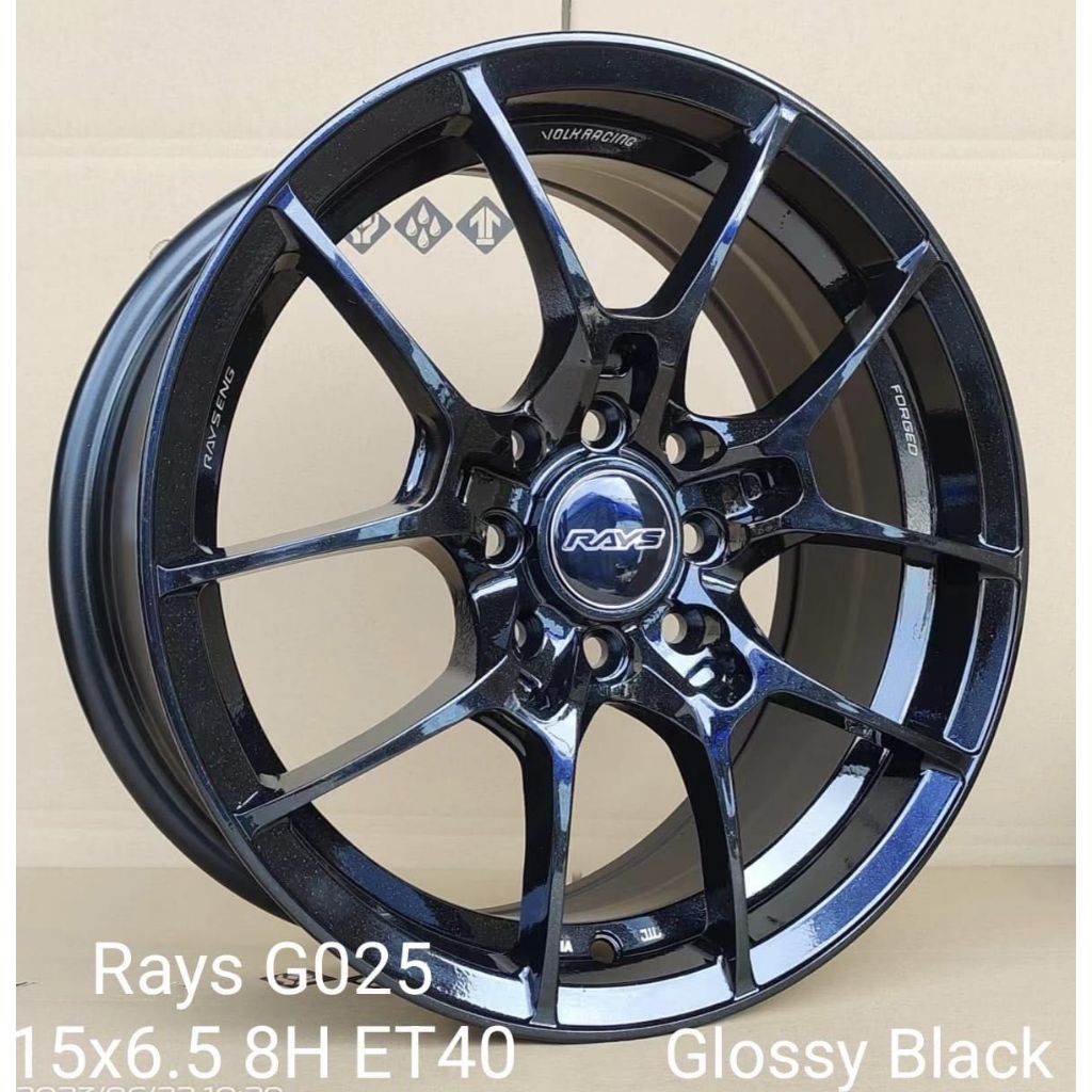 VOLK RACING G025 FLOWFORMING LIGHT WEIGHT WHEEL 15X6.5 ET40 5.7KG/PCS AOW AUTO OPTION DESIGN88 ...