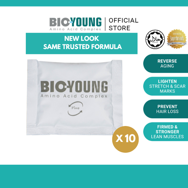 [GWP - NOT FOR SALE] 5 x Trial Pack: 10 sachets] Bio-Young Amino Acid ...