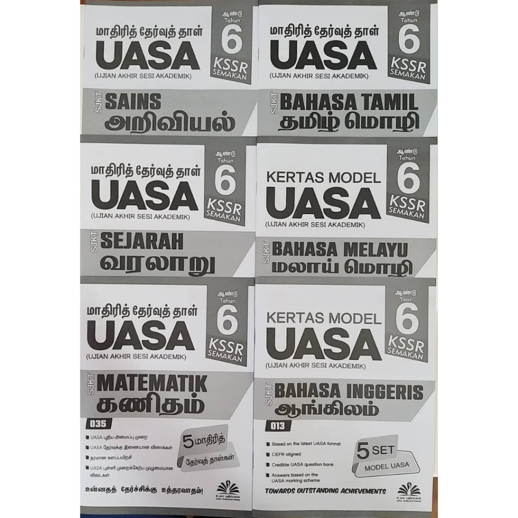 UASA PACKAGE YEAR 6 (6TITLES) | Shopee Malaysia
