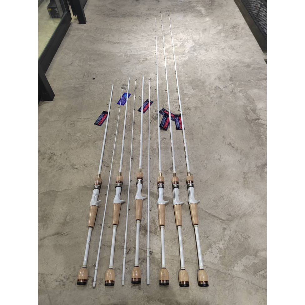 HASAMU LUNA BAITCASTING (BC) ONE PIECE / TWO PIECE ROD | Shopee Malaysia