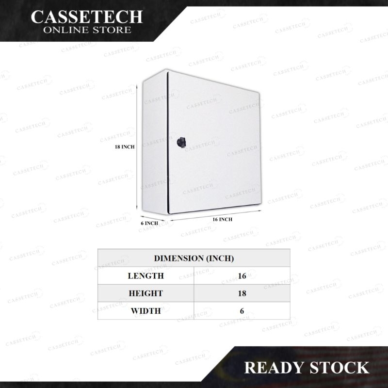INDOOR DISTRIBUTION MULTI DB METAL BOX BOARD ELECTRICAL CLAD KOTAK BESI ...