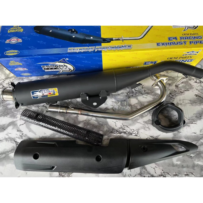 ESPADA EXHAUST STD OPEN Y15ZR LC135 28MM 30MM 32MM E4 E5 E6 BP1 V5 CUTTING STD OPEN EKZOS PIPE ...