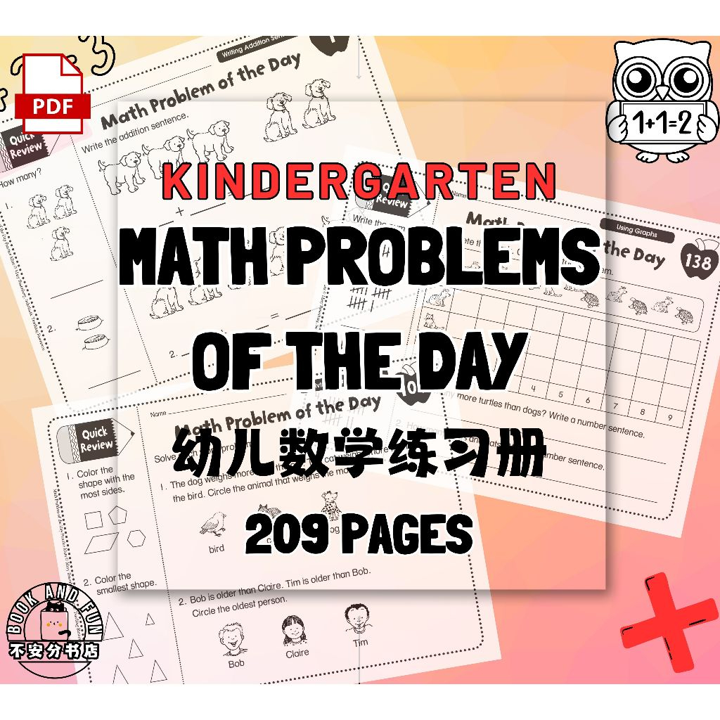 (PDF) Preschool Kindergarten MATH PROBLEMS OF THE DAY Mathematics ...