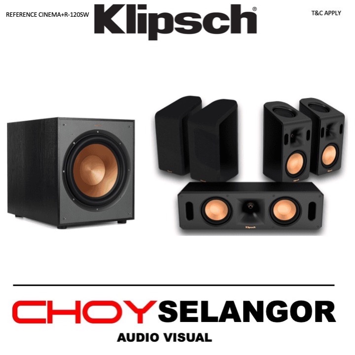 Klipsch Reference Cinema System Dolby Atmos 5.1.4 Satellite Speaker ...