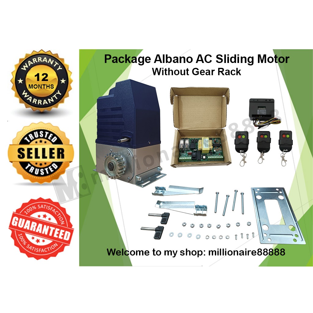 Package Complete Set Albano L200 AC Sliding Motor, Controller & Remote ...
