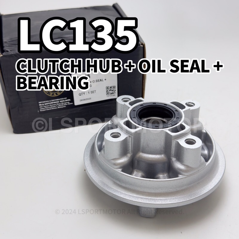YAMAHA LC135 V1 CLUTCH HUB + OIL SEAL + BEARING LC 135 V1 4S SPROCKET ...