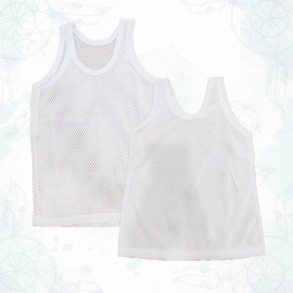 Singlet White Cotton Boy/Girl (Size:S-XL) | Shopee Malaysia