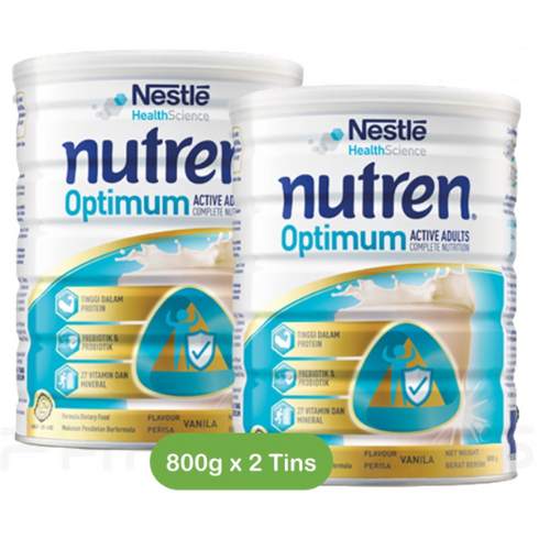Nestle Nutren Optimum Active Adults Complete Nutrition 800g x 2 (TWIN) | Shopee Malaysia