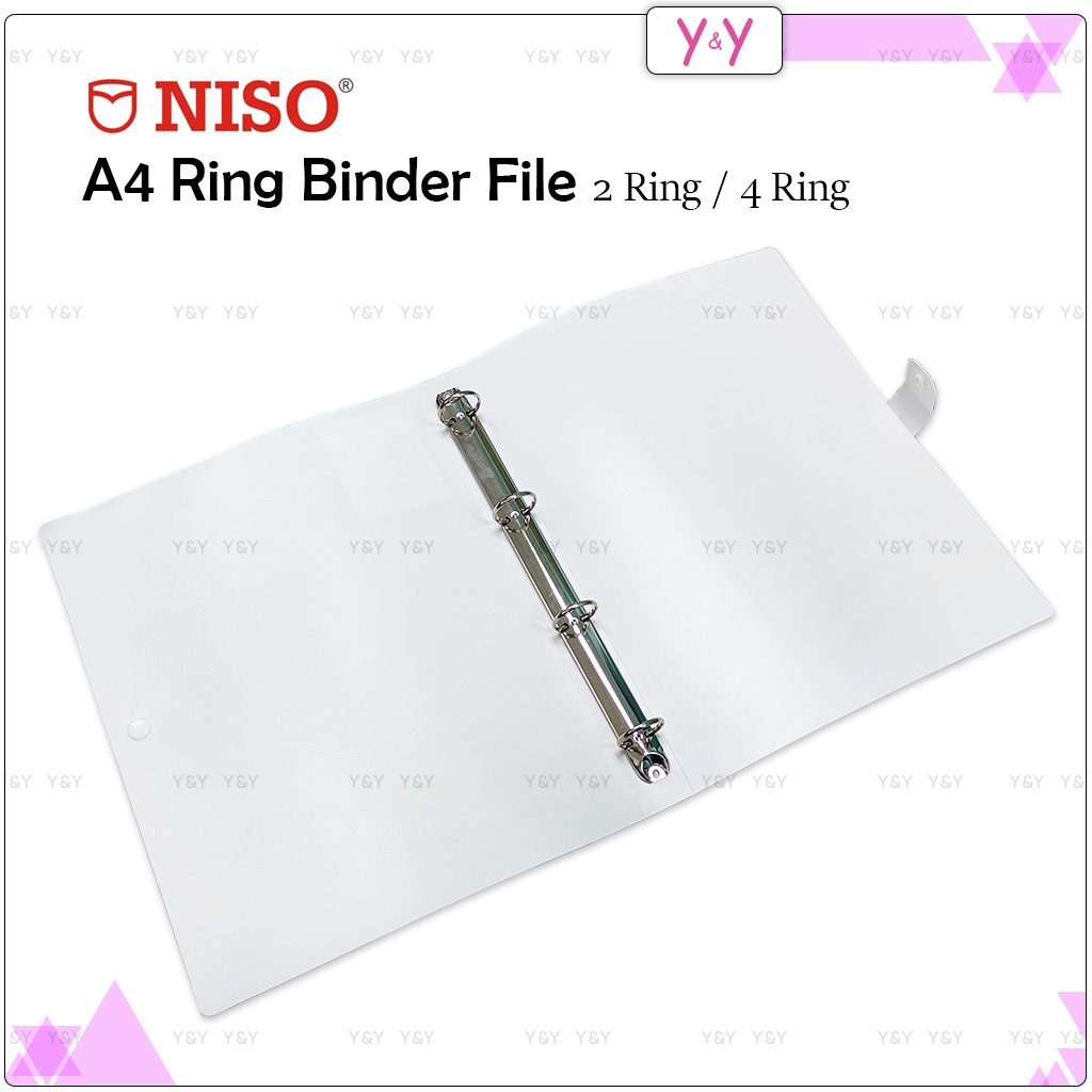 Niso A4 Ring Binder File / 2 Ring 4 Ring File / Folder Organizers ...