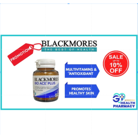 BLACKMORES Bio Ace Plus (VITAMIN A, C,E,B1,B5,B6,B12, FOLIC ACID,ZINC ...