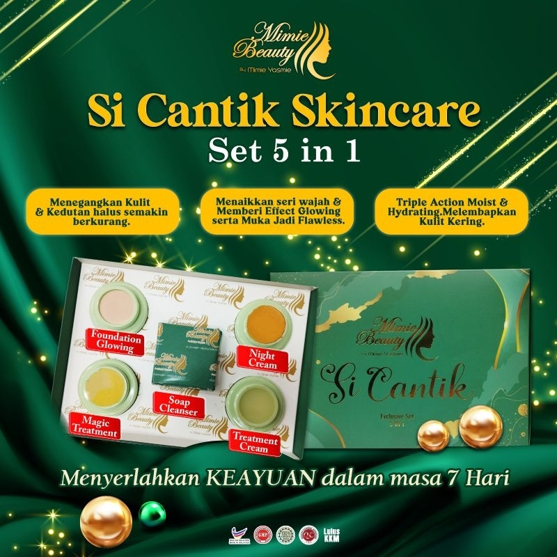 ⭐ MIMIE BEAUTY SI CANTIK (5IN1) | Shopee Malaysia