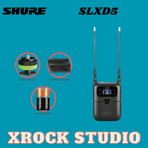 Shure SLXD5 Single-Channel Portable Digital Wireless Receiver ( SLXD-5 ...
