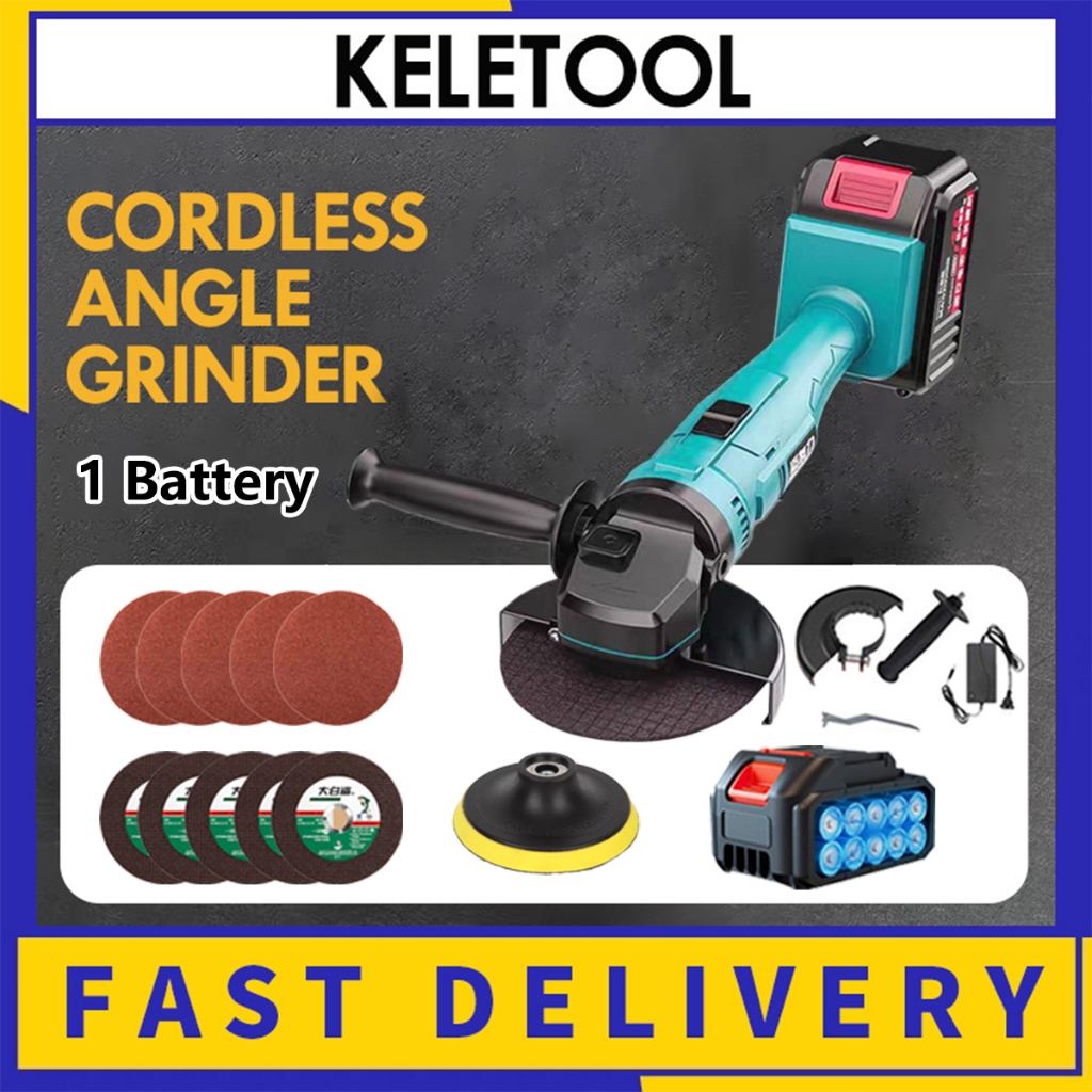 Cordless Makita Angle Grinder Heavy Duty Mini 磨机 Gerender Grinder ...