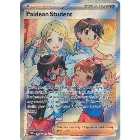 Paldean Student / 230/091 / Full Art Ultra Rare / Scarlet & Violet ...