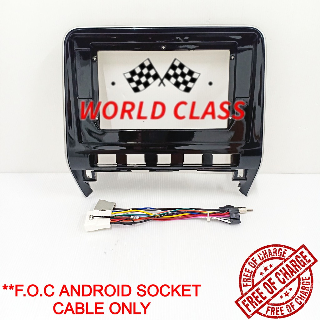 NISSAN SERENA C27 2021-2022 UV BLACK 10" ANDROID CASING (FREE PLUG ...