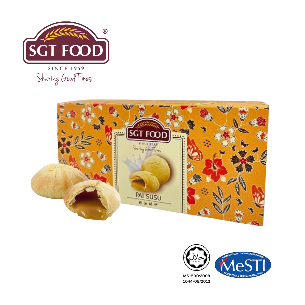 【HALAL】SGT FOOD Buttermilk Pie - Pai Susu Snack 奶油酥饼(6pcs) | Shopee ...