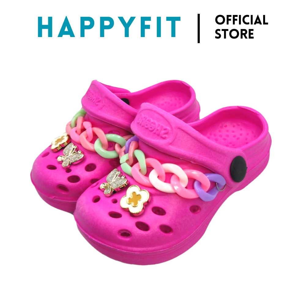 MONOBO Kids Eva Soft Sandals Comfort Random Jibbitz Cartoon Flower ...