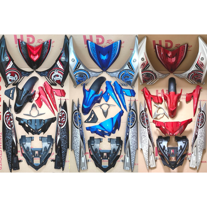 Coverset Cover set tanam (HLD Racing) yamaha lc135 v2 v3 v4 v5 v6 v7 ...