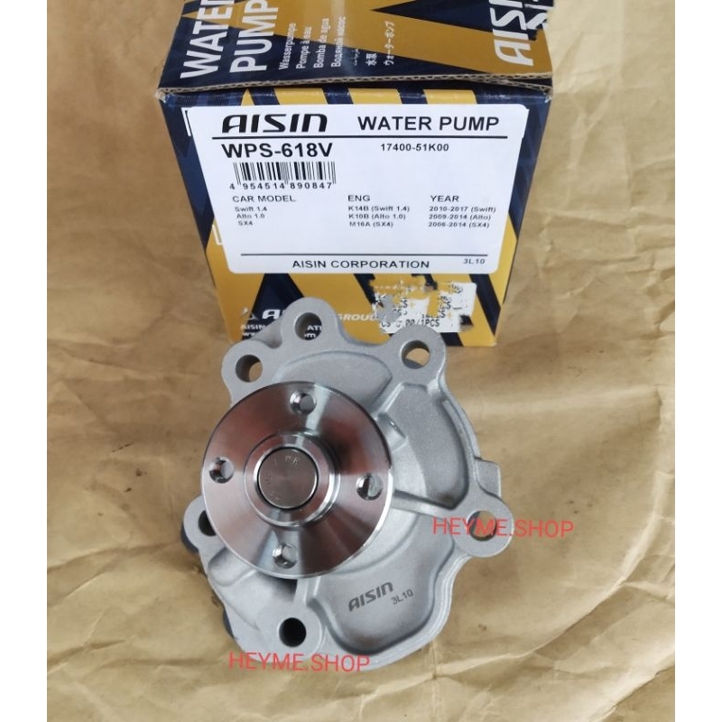 Proton Ertiga 1.4 Suzuki Swift 1.4 - Genuine AISIN Premium Water Pump Assy WPS-618V | Shopee ...