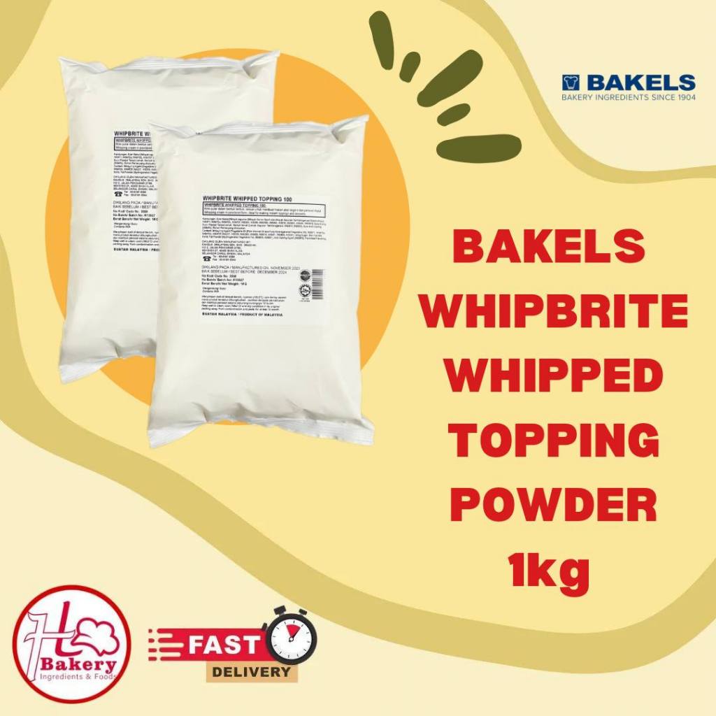 BAKELS WHIPBRITE WHIPPED TOPPING POWDER 1KG | Shopee Malaysia