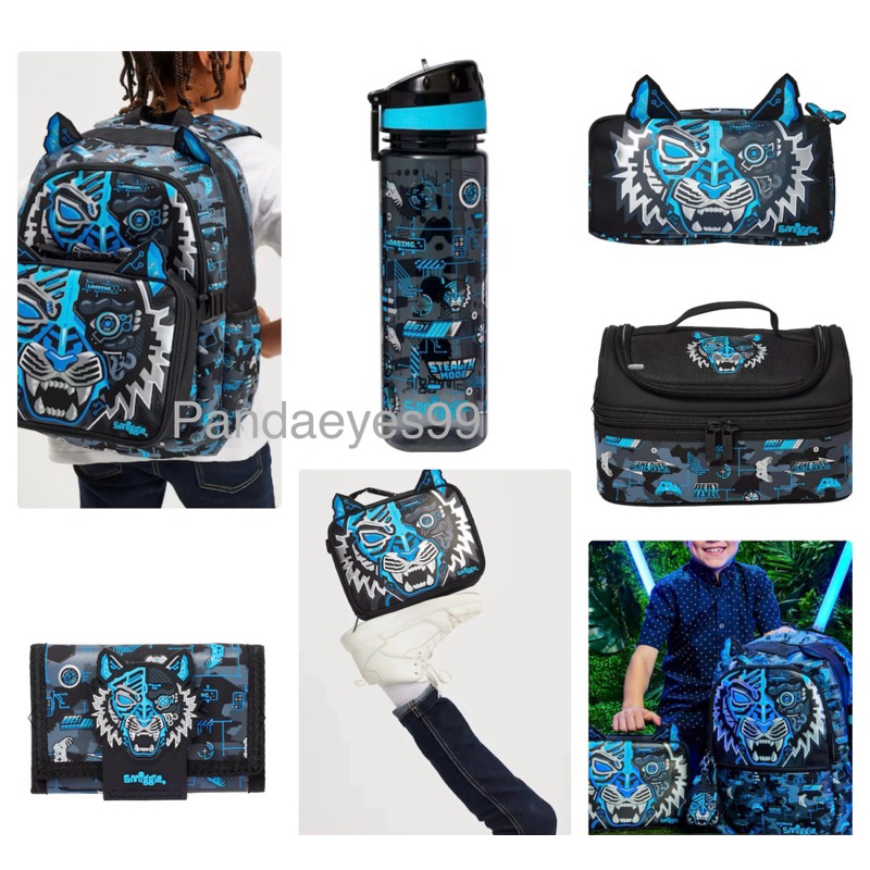 (Ready Stock) Smiggle Hi There Tiger Backpack Drinking Bottle Lunchbox ...