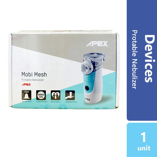Apex Nebulizer Mobi Mesh Portable Nebulizer Set Shopee Malaysia