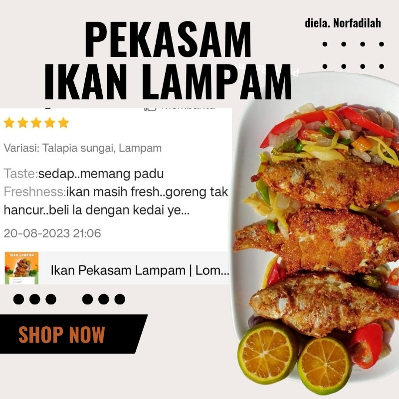 Pekasam ikan lampam | Loma | Puyu | Gelama | Plata | Temenung | Mata ...