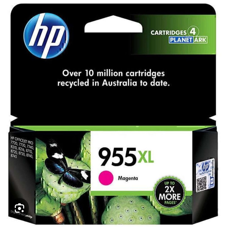 Original HP 955XL Ink Cartridge - Cyan/Magenta/Yellow/Black L0S63AA ...