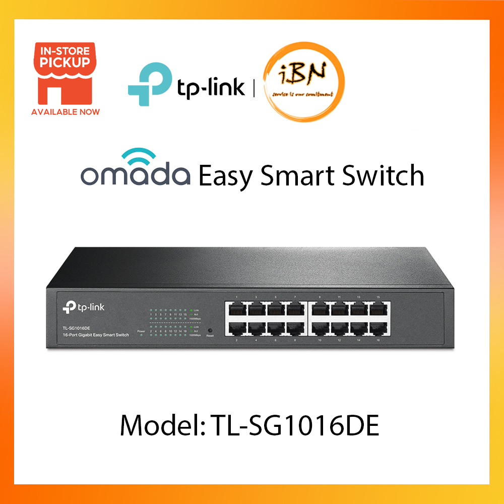 TP-Link TL-SG1016DE 16-Port Gigabit Easy Smart Switch @ IBN | Shopee ...