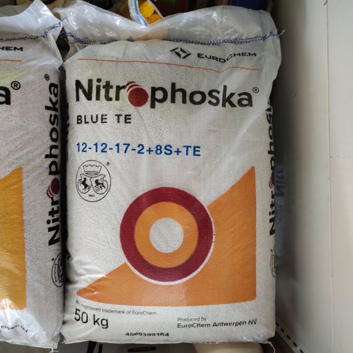 ( 25 KG ) FERTILIZER NITROPHOSKA BLUE BEHN MEYER NPK 12 12 17 2 BAJA BUAH CAP SINGA KUDA ...