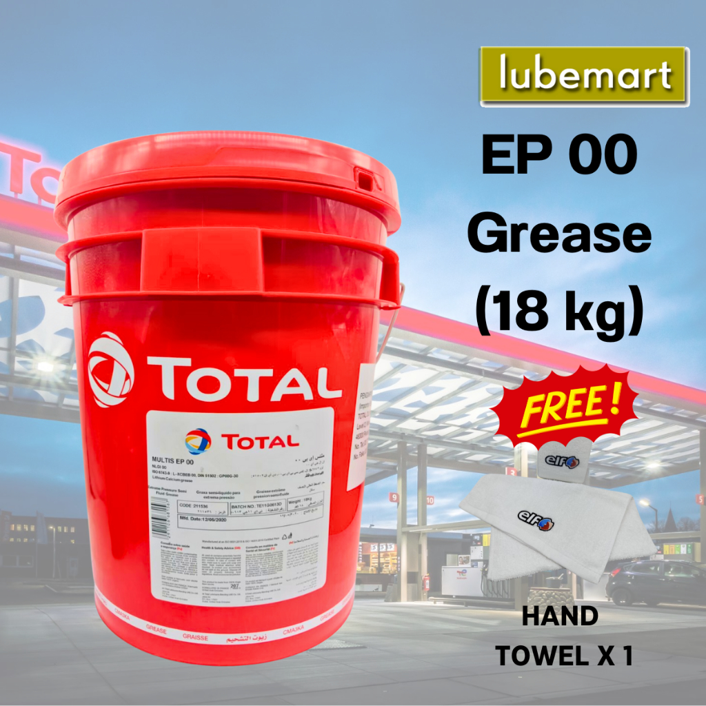 Grease Total Multis EP 00 (18kg) - Grease 00 / NLGI 00 - Semi-Fluid ...