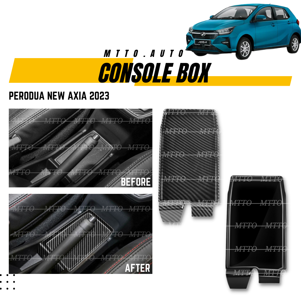 MTTO Perodua New Axia 2023 Interior Car Console Box Frame Cover ...