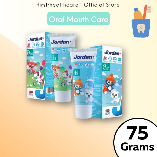 [READY STOCK!] Jordan Kids Children Toothpaste Step 1 Step 2 Milk ...