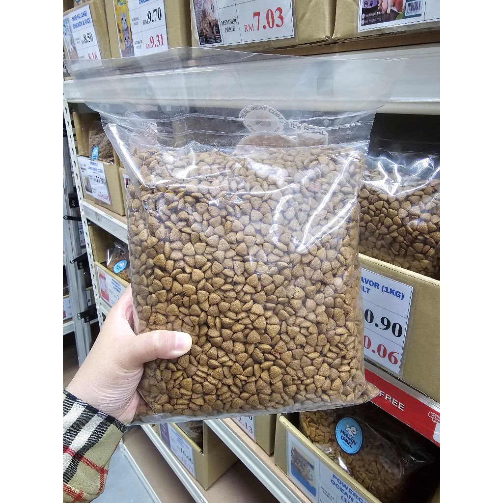 KITCHEN FLAVOR - ADULT ( REPACK 1KG ) - Grain-Free With Real Meat Cubes ...