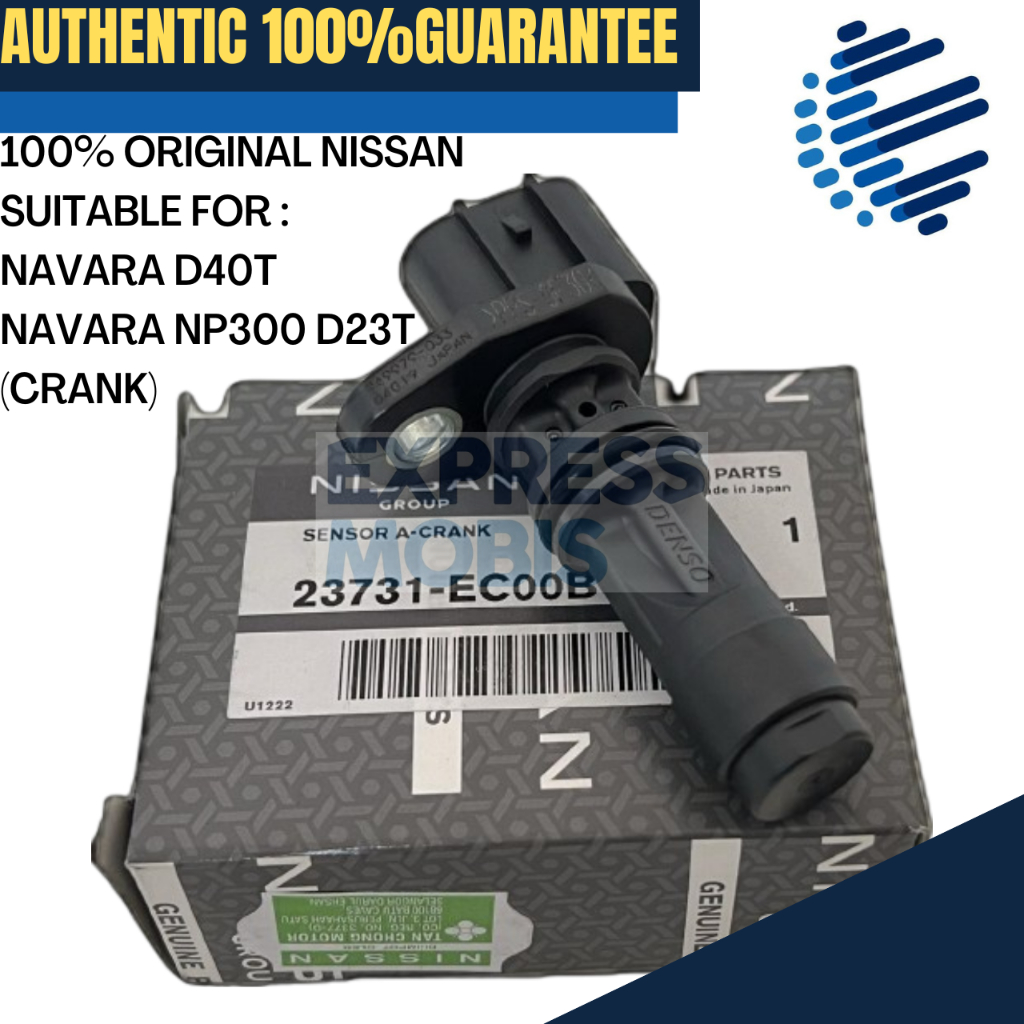 100% ORIGINAL NISSAN CAM / CRANK SHAFT SENSOR 23731-EC00B NAVARA D40T ...