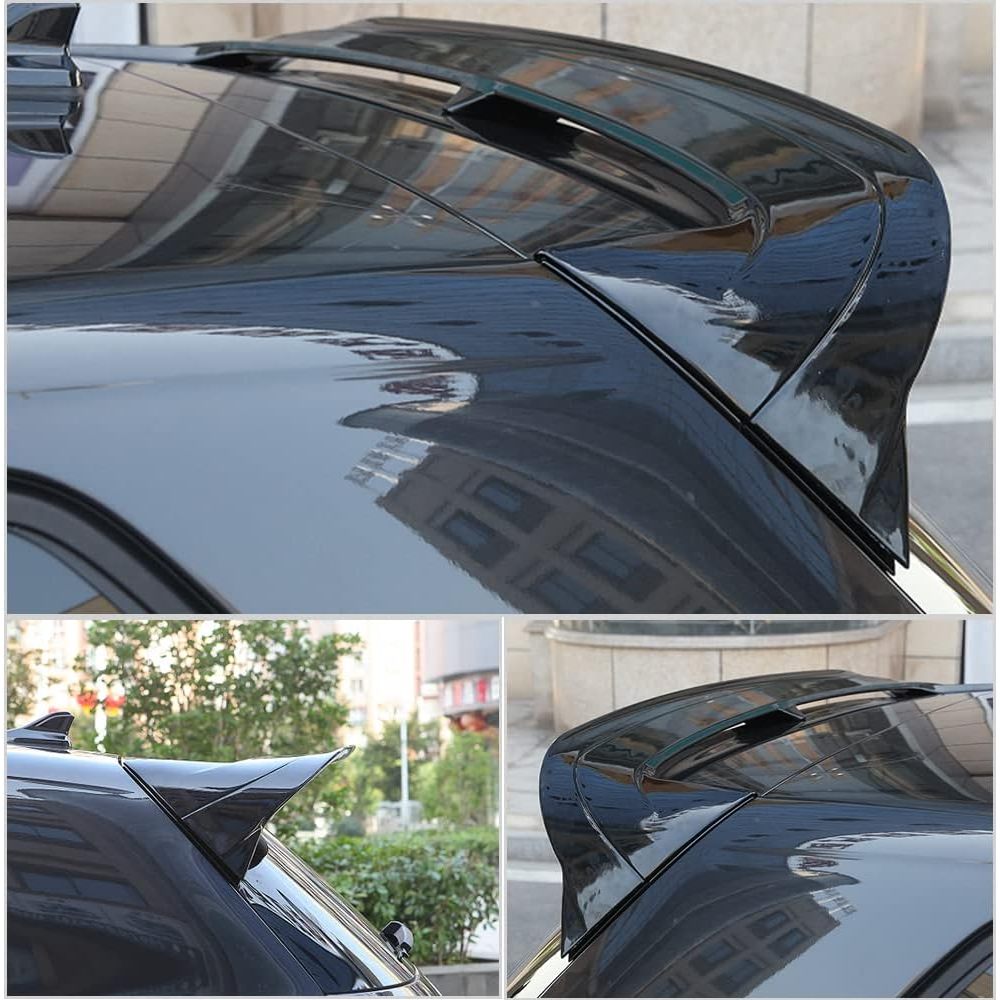 VW Golf MK8 GTi R Rear Clubsport Design Spoiler Gloss Black G784 ...