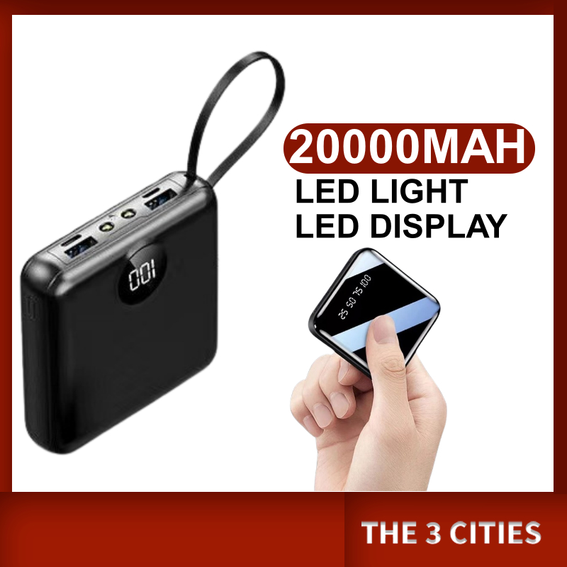 Mini Powerbank 10000mAh 20000mAH Powerbank Portable External Battery ...