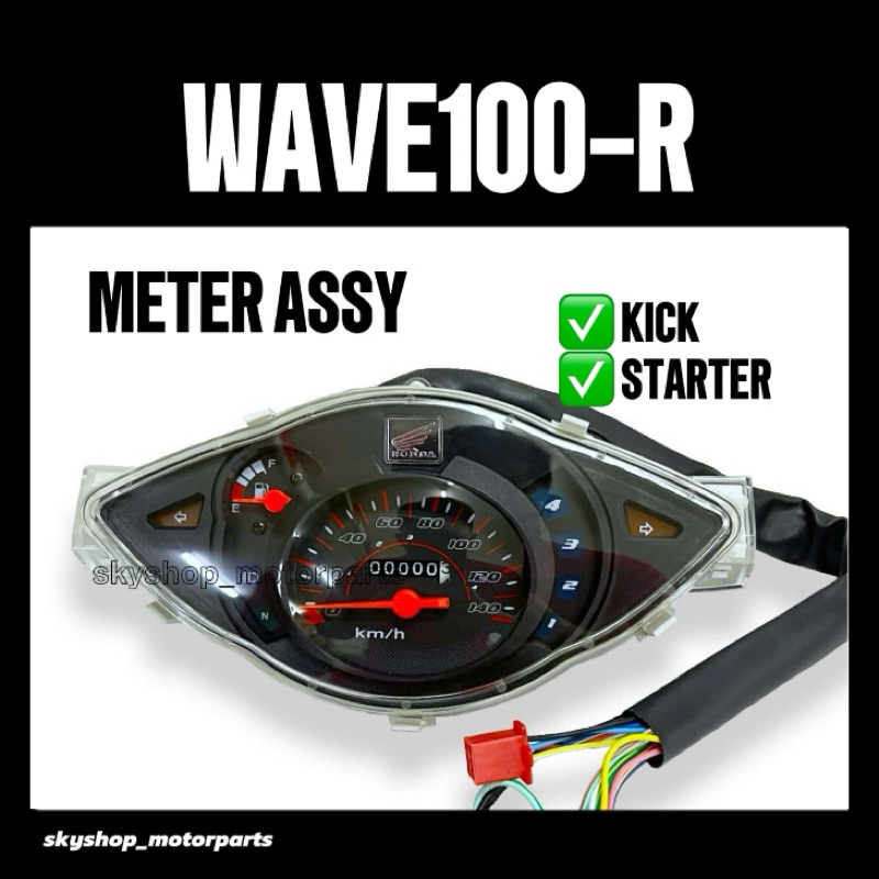 WAVE100R METER ASSY // SPEEDOMETER HONDA W100R WAVE100-R WAVE 100 R ...