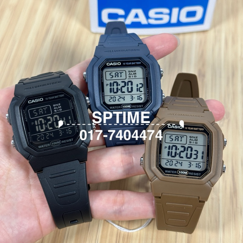 CASIO GENERAL UNISEX DIGITAL W-800H-1BV / W-800H-2AV / W-800H-5AV / W ...